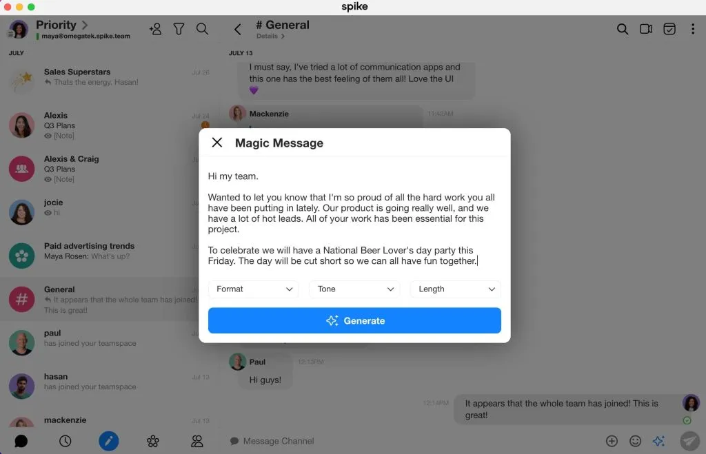 How to Use AI to Write Emails (With 50+ Prompts) | Spike