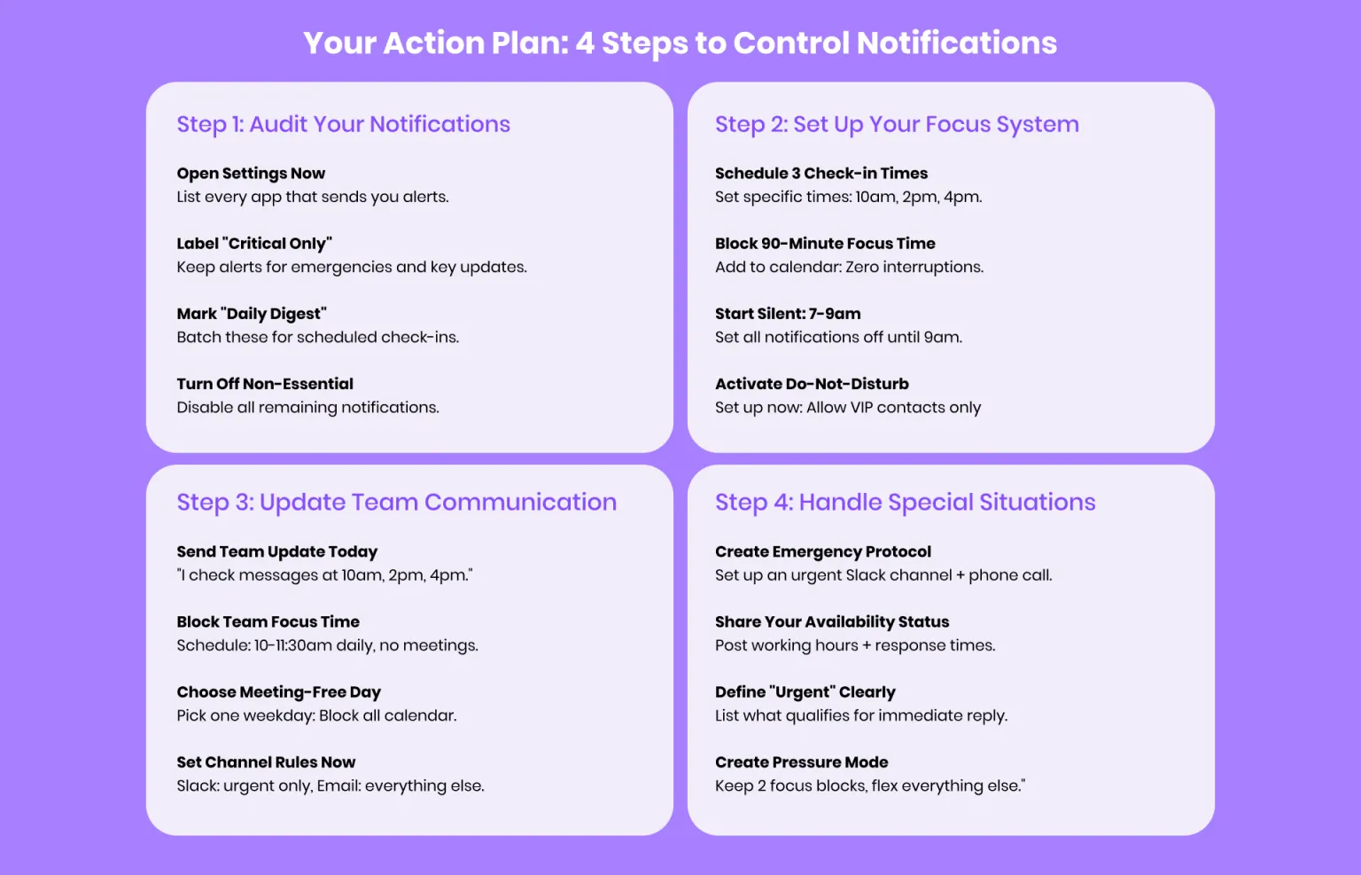 How to Overcome Notification Fatigue and Stay Focused | Spike