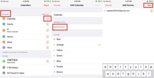 Share Calendars on iPhone - step-by-step guide | Spike