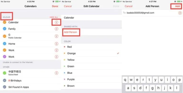 Share Calendars on iPhone - step-by-step guide | Spike